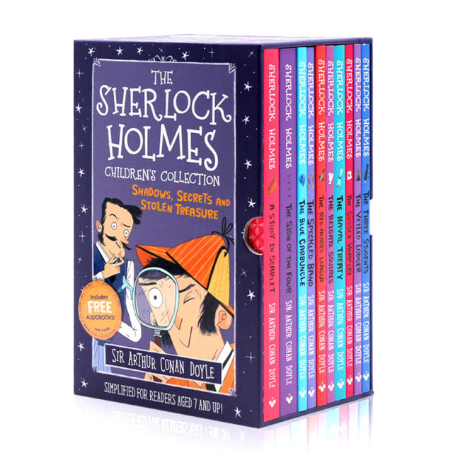 The complete set of Sherlock Holmes imported English original classic ...