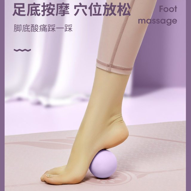 Silicone fascia ball, solid professional rubber plantar fascia ball ...
