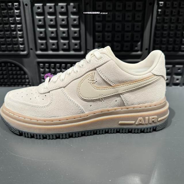 Nike Air Force No. 1 men's shoes Air Force 1 Luxe AF1 thick bottom low ...