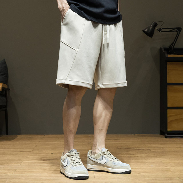 Xiyue high-end black five-point shorts men's summer 2024 new loose ...