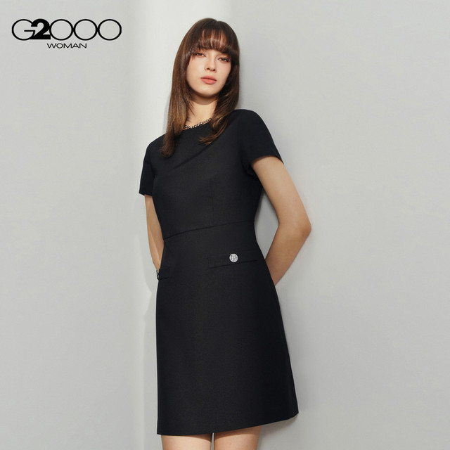 G2000 women's clothing 2024 spring and summer shopping malls are the same elegant lady short ...