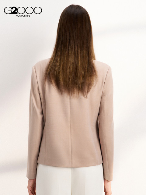 G2000 women's clothing 2025 spring mall same soft and comfortable double-breasted versatile ...