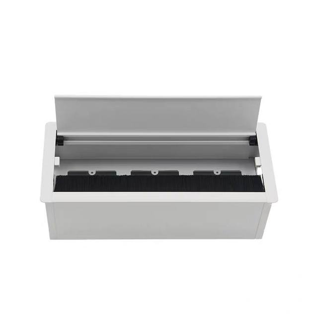 Office alloy wire box wire hole cover desktop wire hole cover computer ...