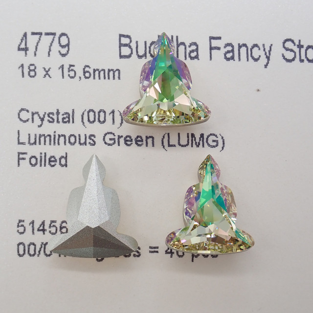 Authentic Austrian Swarovan 4779 Buddha Rhinestone Buddha Pointed ...