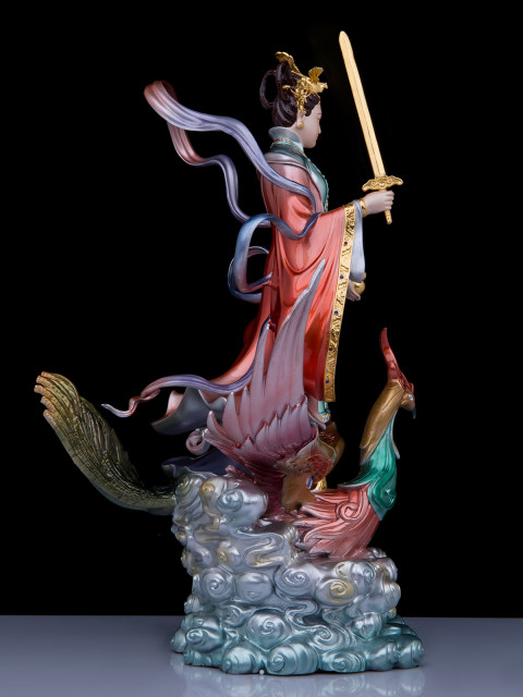 Jiutian Xuan God Statue Home Bless Blessing Bonorbia, Nine Sky Virgin ...