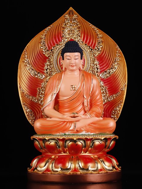 Fanju Pharmacist Buddhist Seven Rulai Buddha Statue Resin, Family ...