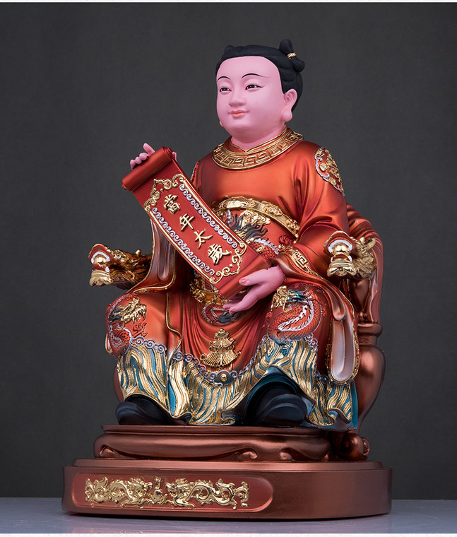 In the past, the Tai Sui idol resin is golden, the year of the year ...