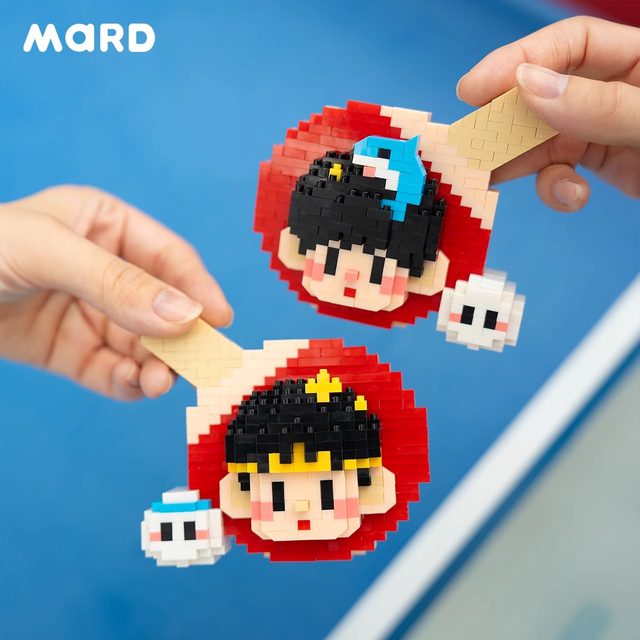 MARD Building Big Panda Table Tennis Player Surrounding Siege Cute ...