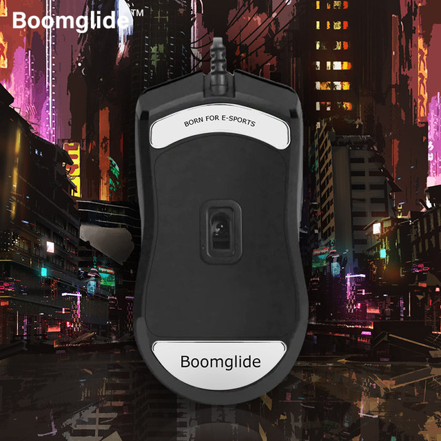 Booglide tempered glass mouse foot sticker is suitable for Razer viper mini