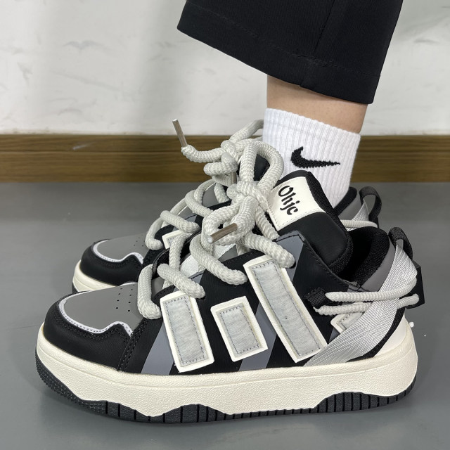 Guo Chao Men's Shoes INS Tide brand niche original retro thick -soled ...