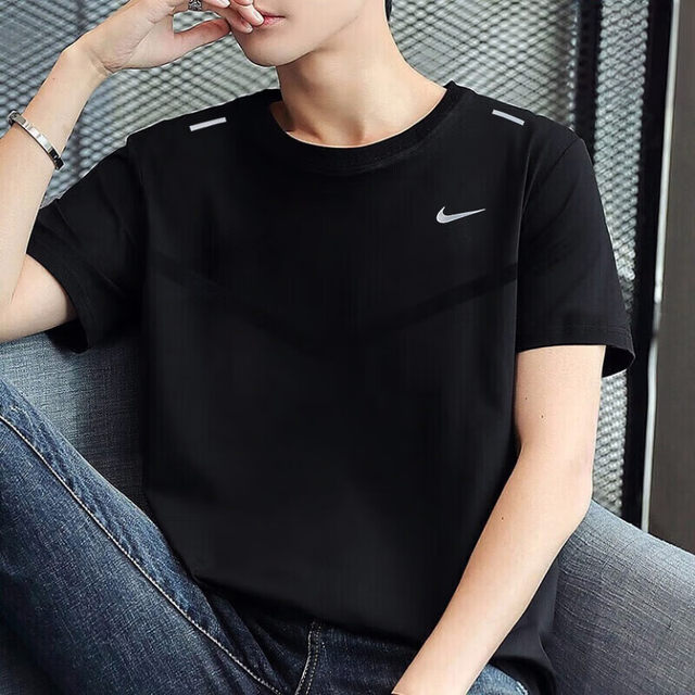 Nike Nike summer ice silk quick-drying short-sleeved men's genuine ...