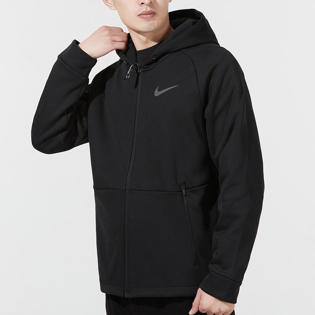 Nike hooded jacket Men's Nike genuine 2024 spring and autumn new velvet ...