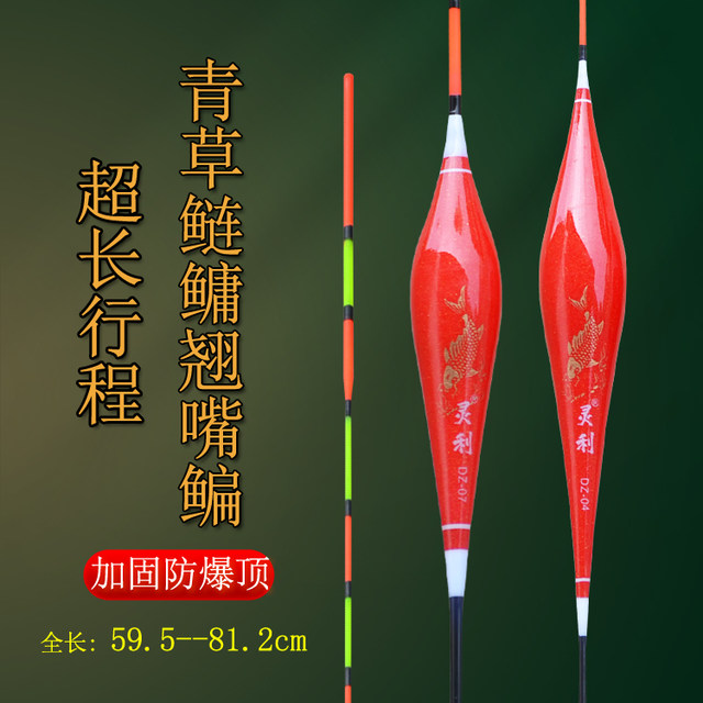Lingli rogue float extended 60cm deep water tip raft fishing float carp ...