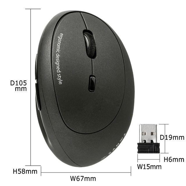 Japan SANWA Wireless Mouse Bluetooth Compact Girls Vertical Grip Left ...
