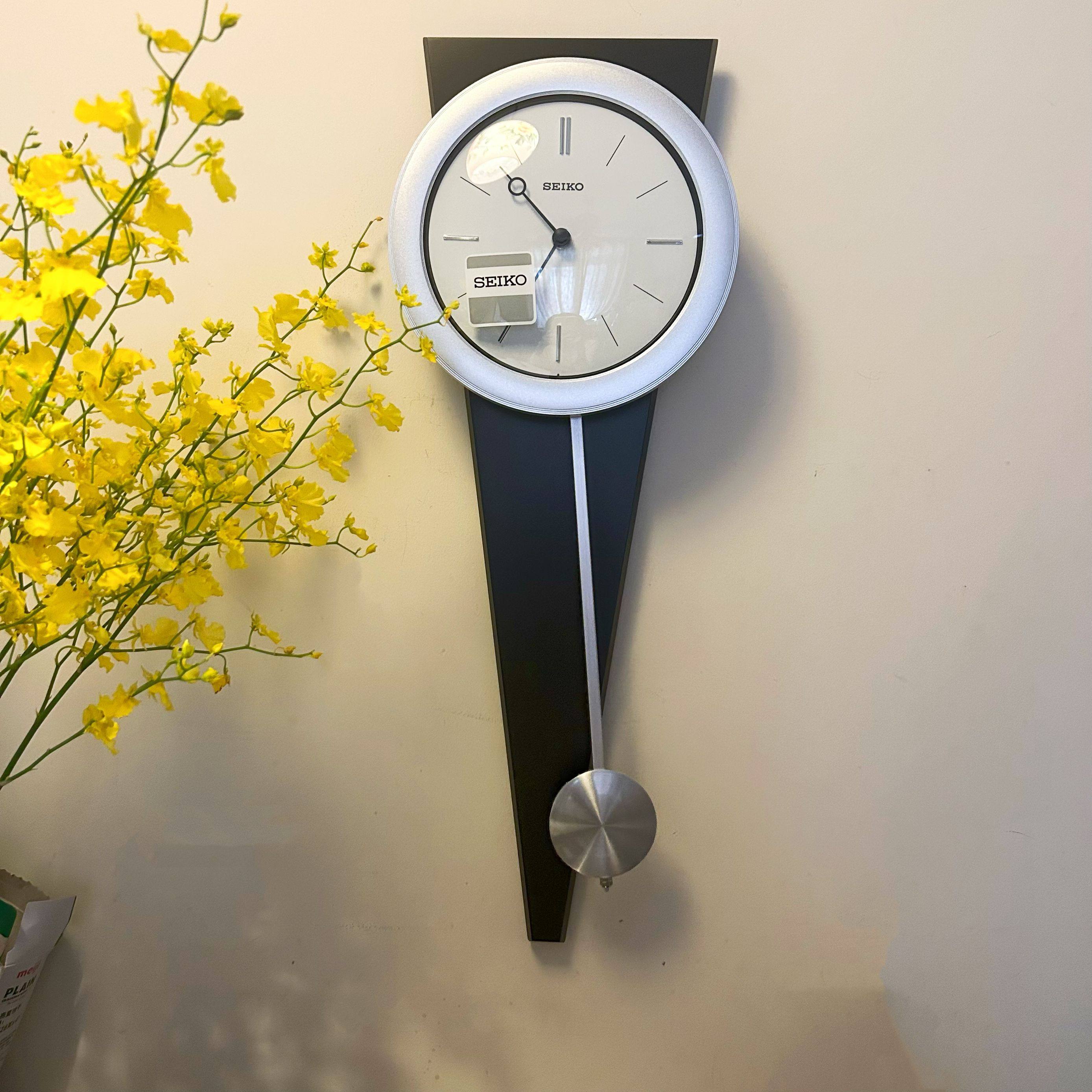 SEIKO Japanese Seiko solid wood dynamic pendulum European style living ...