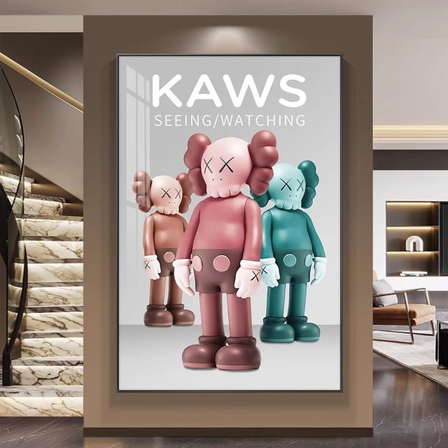 Violent bear entrance decoration painting entrance corridor aisle background wall hanging ...