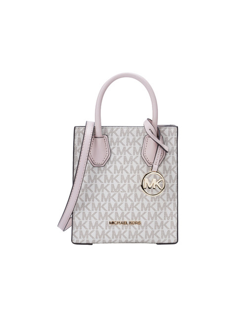 Michael Kors/Mk Mercer Music Bag Pvc Classic Monogram Accordion Handbag ...