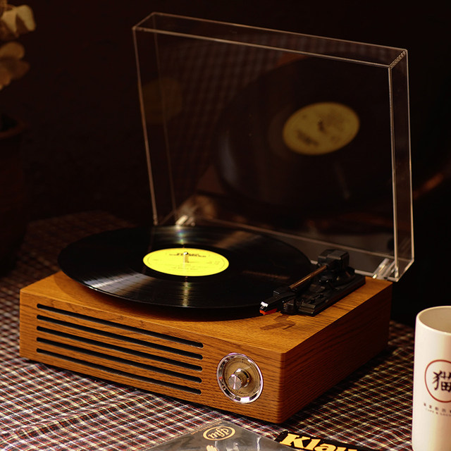 Tang Yun Family Didatime retro antique vinyl record player wooden ...