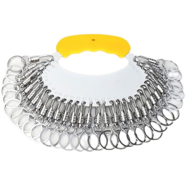 Thickened metal key plate, key ring storage, markable key plate ...