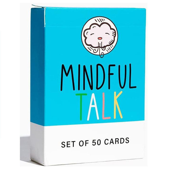 Mindful talk brainstorming English wisdom-filled conversation card game ...