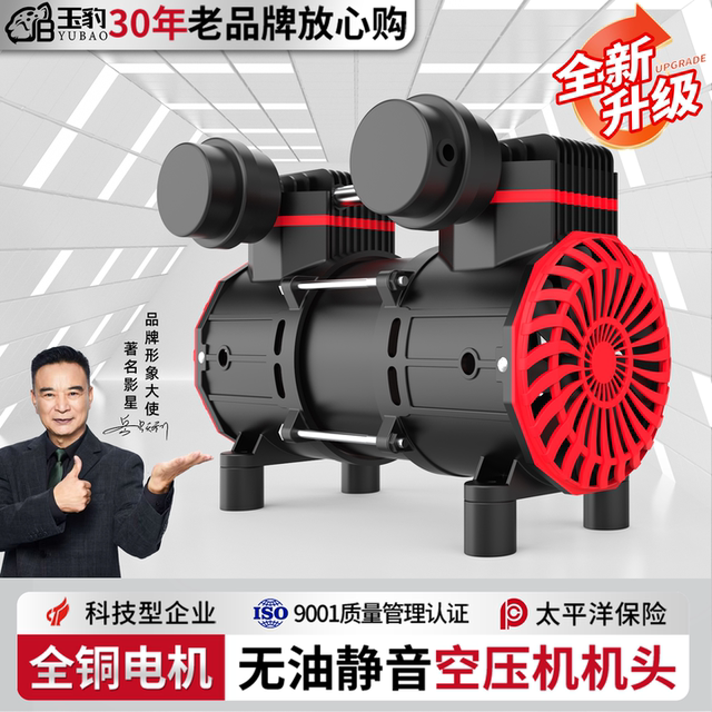 All -copper wire air compressor headless static 600/800/1200/1600W ...