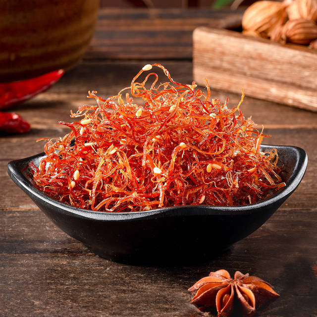 Siqixiang Dengying Beef Shredded Sichuan Daliangshan specialty casual snack spicy small package ...