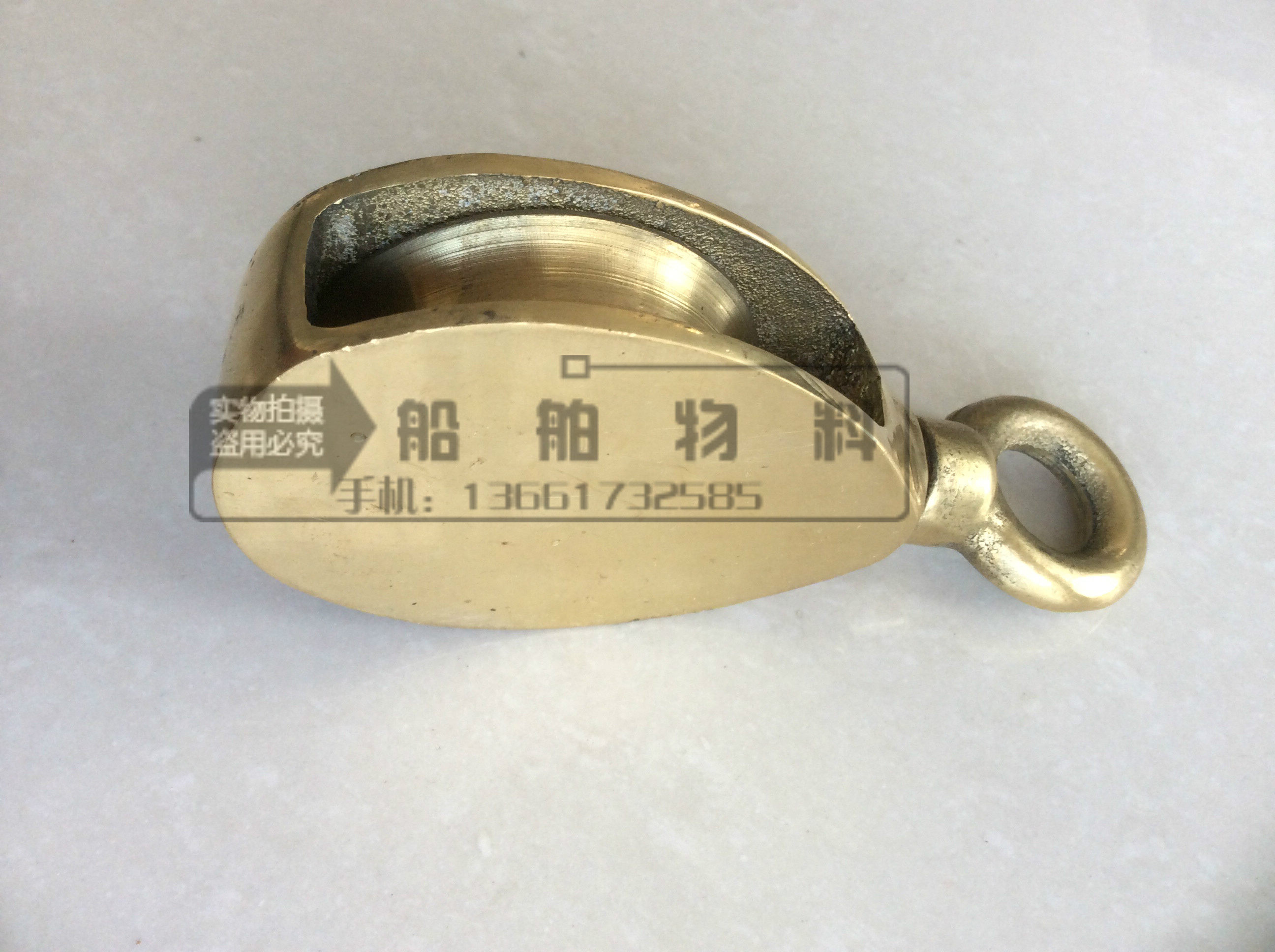 Impa371586 Flag Rope Brass Pulley 32mm Small Pulley 38mm Flag Sky Wheel ...