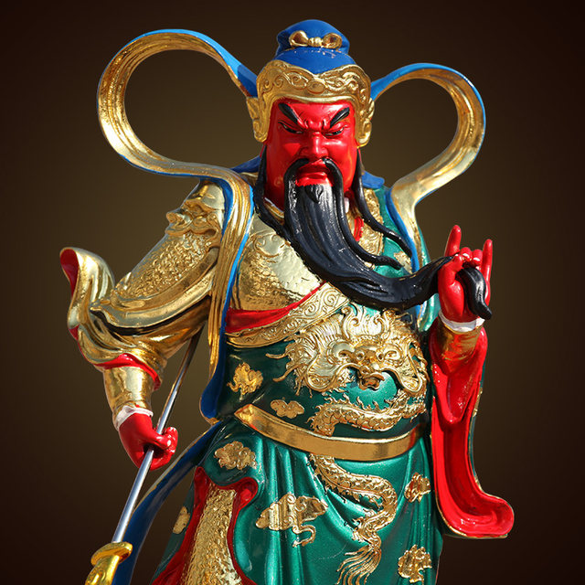 Temple 88cm Wei Tuo Jia Lan Guan Gong Bodhisattva statue Wei Tuo Jia ...