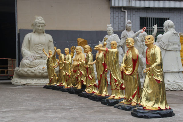 Factory Direct Selling Buddha Statue Resin Buddha Statue FRP Sticker ...
