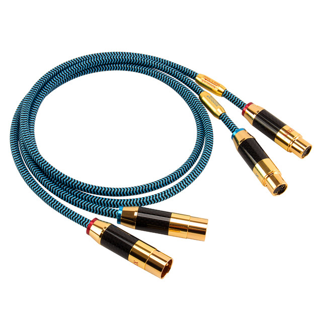 Line monocrystalline copper silver-plated Cannon line microphone ...