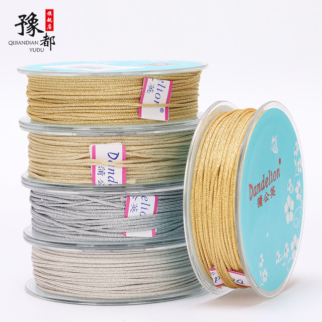 Gold Thread Dandelion Gold Thread Braided Thread Gold and Silver Thread ...