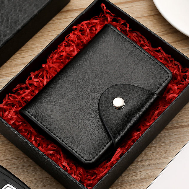 Card bag for men's real soft leather exquisite high-end multi-card ...