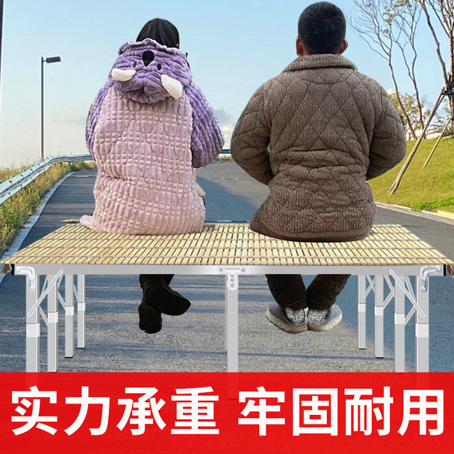 The stall night market stall folding supermarket display shelves floor ...