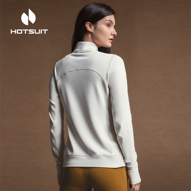 hotsuit back show long-sleeved t-shirt women's 2024 winter plaid velvet thin velvet stand-up ...