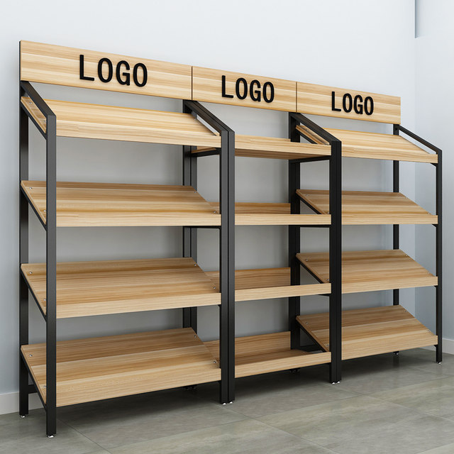 Shelf display rack cosmetics display cabinet slope product display ...