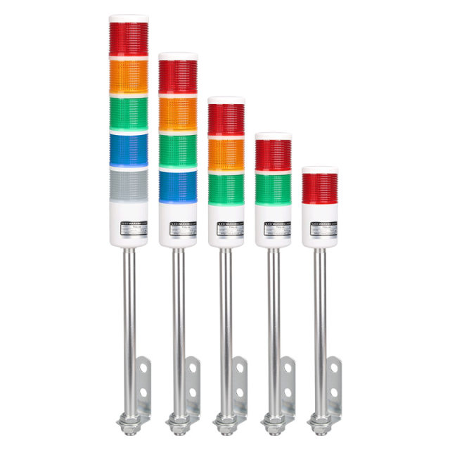 T45C machine tool alarm light LED three-color light side-mounted multi ...