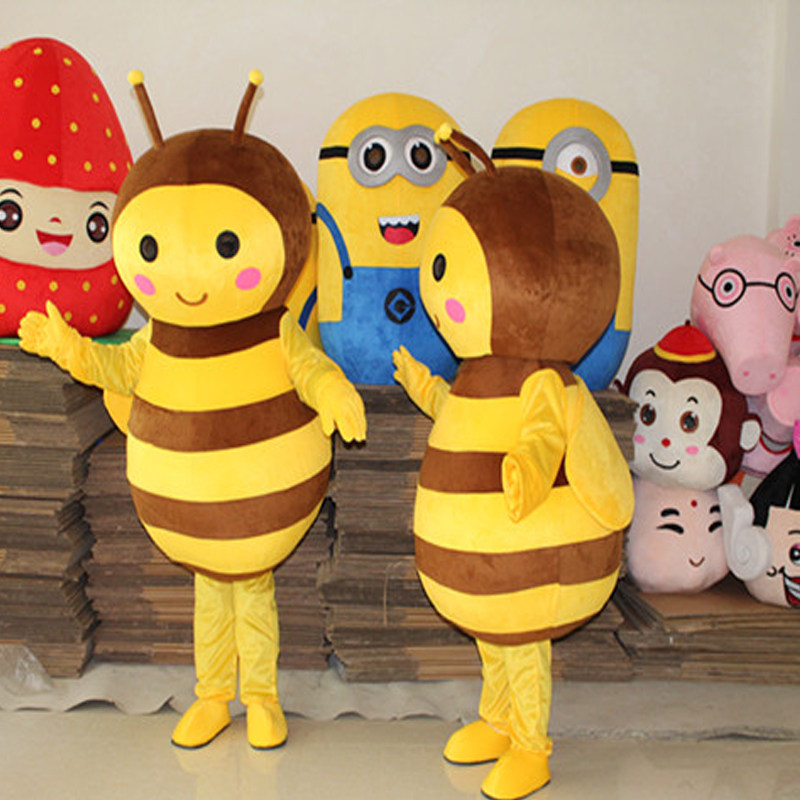 Ode to Joy Cartoon Bee Costume - Adult Walking Doll Cosplay