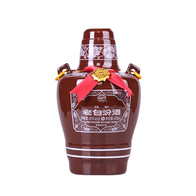Fenjiu 45% 10-year-old white Fenjiu 475ML gift box Shanxi fragrant domestic grain liquor
