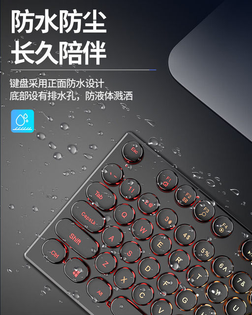 E -sports retro older punk computer desktop gaming office girl round ...