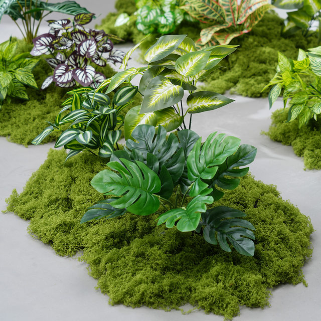 Simulation Green Plant Landscape Creation Combination Frequent Bionic ...