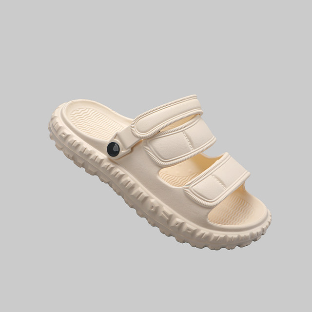 Foreign trade Japanese single men's summer outer wear slippers with ...