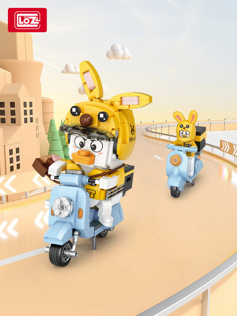 LOZ New Year Roast Duck Shop Street View Building Blocks Small Particle ...