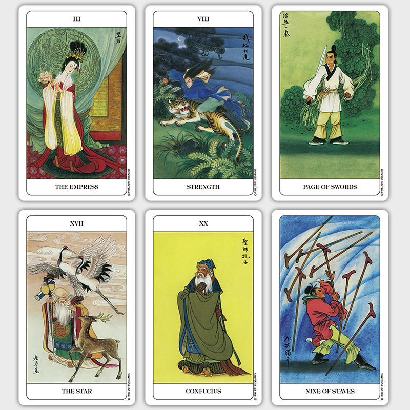 套装中国神话塔罗牌中华古典韦特伟特维特卡罗牌taluo塔牌罗tarot-淘宝网
