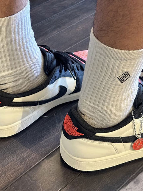 Nike men's AIR JORDAN 1 low-top sports and casual basketball shoes ...