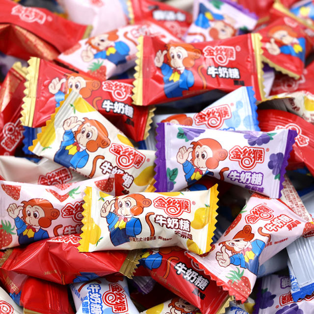 Golden Monkey Milk Candy Mixed Flavors 500g/150 Wedding Candy ...