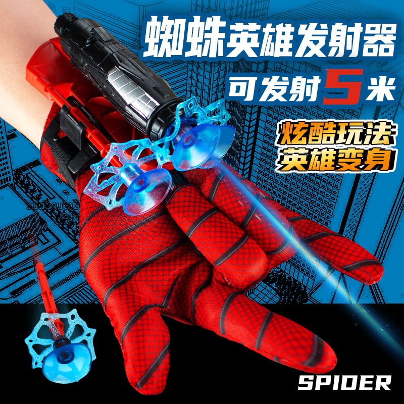 Superhero Spiderman Wrist Launcher Toy for Boys