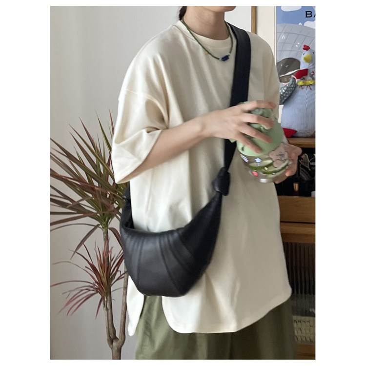 Japanese trendy brand men's and women's same style pure cotton round ...