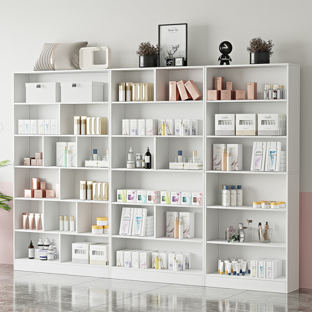 Shelf display cabinet cosmetics rack product jewelry sample multi-layer hand-made cabinet mother ...