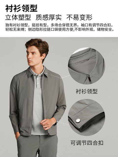 Satchi men's sun protection suits for men's new business skin jackets ...