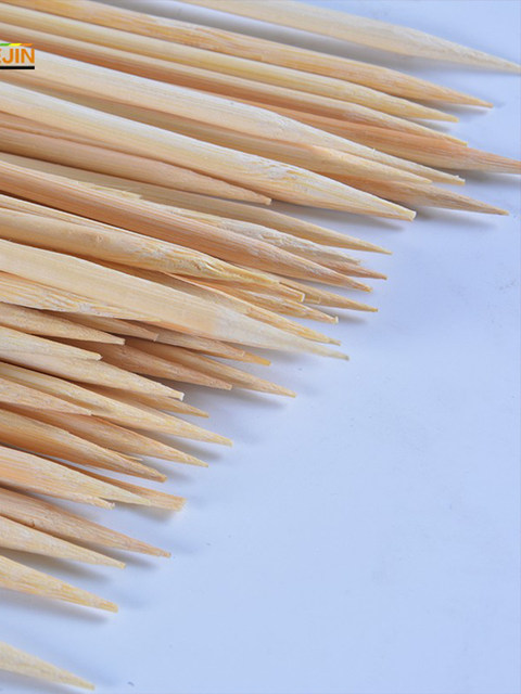 Bamboo skewers flower packaging bouquet dolls bamboo skewers barbecue ...